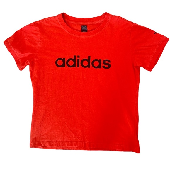 adidas | Tops | Adidas Red Activewear Top Size Large Like New | Poshmark
